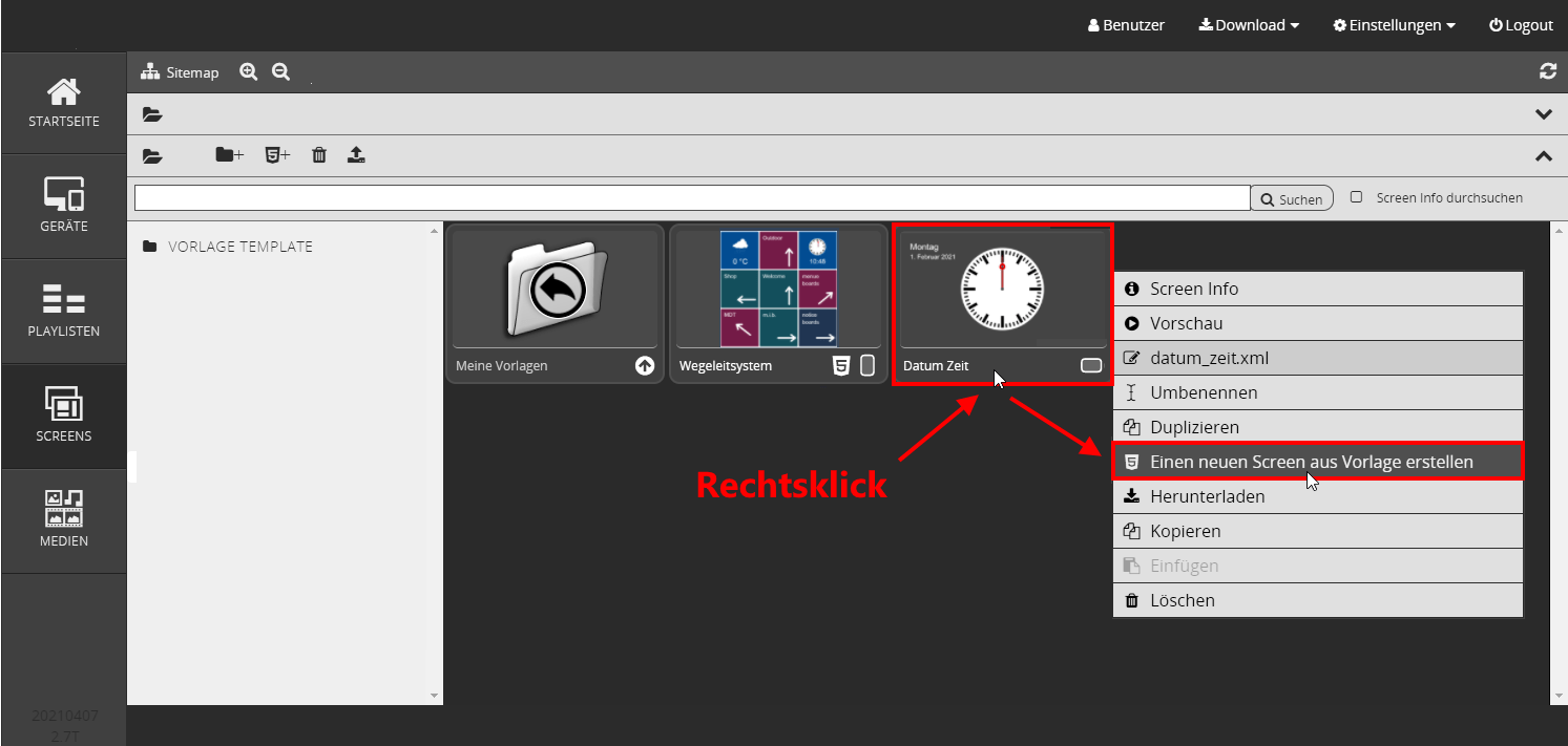 Flash Screen erkennen und umwandeln